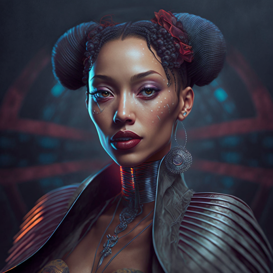 Cyberpunk Josephine Baker – NFT - Carl Paris NFT Cyberpunk Josephine Baker – NFT - Carl Paris NFT